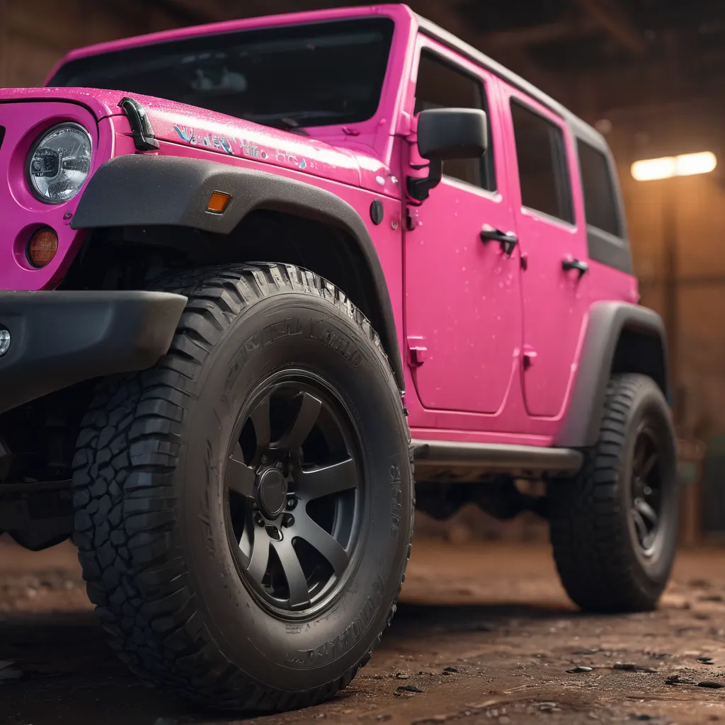 Discovering the Custom Pink Jeep Wrangler